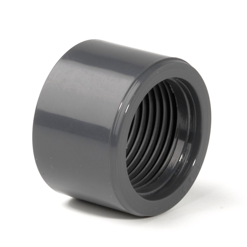 PVCu Reducing Bush Plain-BSP Female Thread Adaptor Inch Fitting