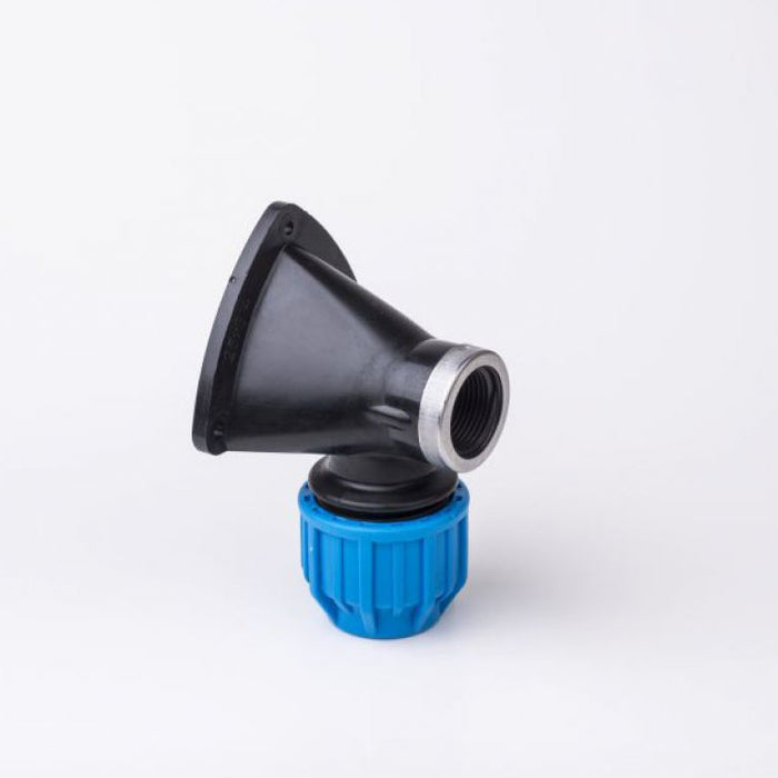 Compression Wall Plate Elbow | Plastock