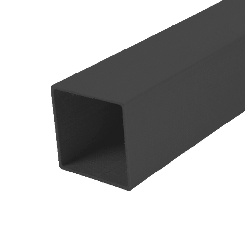 Glass Fibre Square Black Tube | Plastock