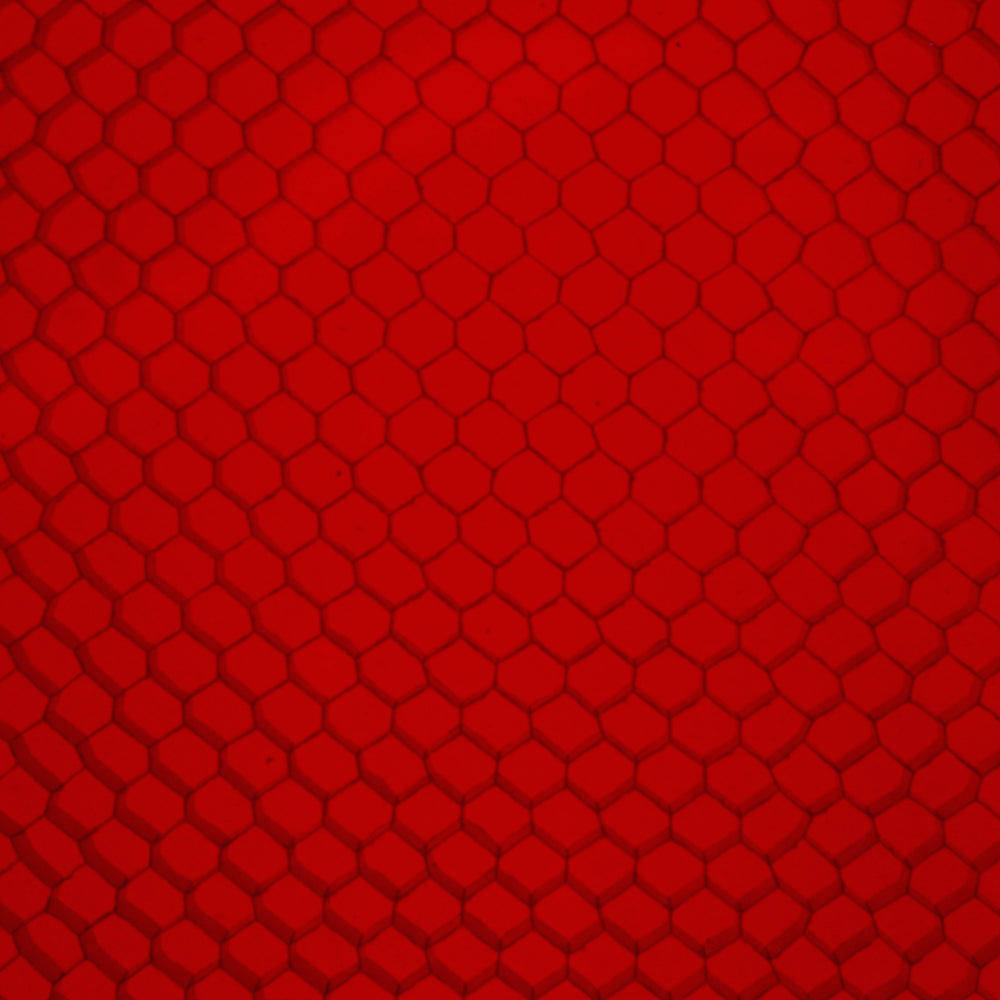 Hexaben Honeycomb Composite Sheet PETG Red | Plastock