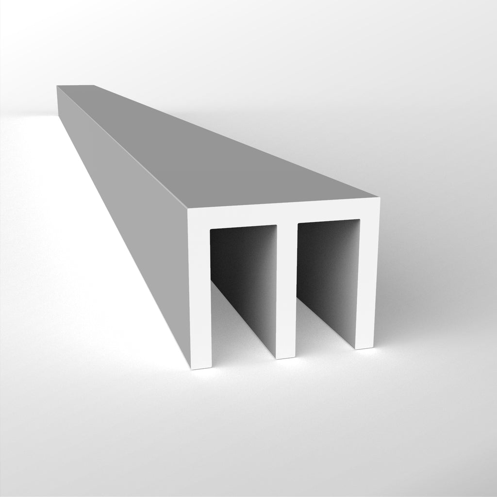 Plastic PVC Double Channel Top (75m) | Plastock