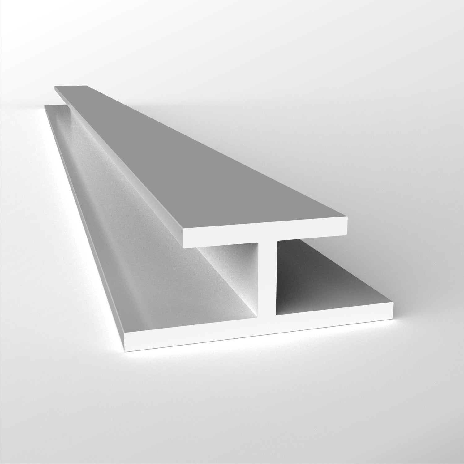 Plastic PVC H Section Unequal (75m) | Plastock