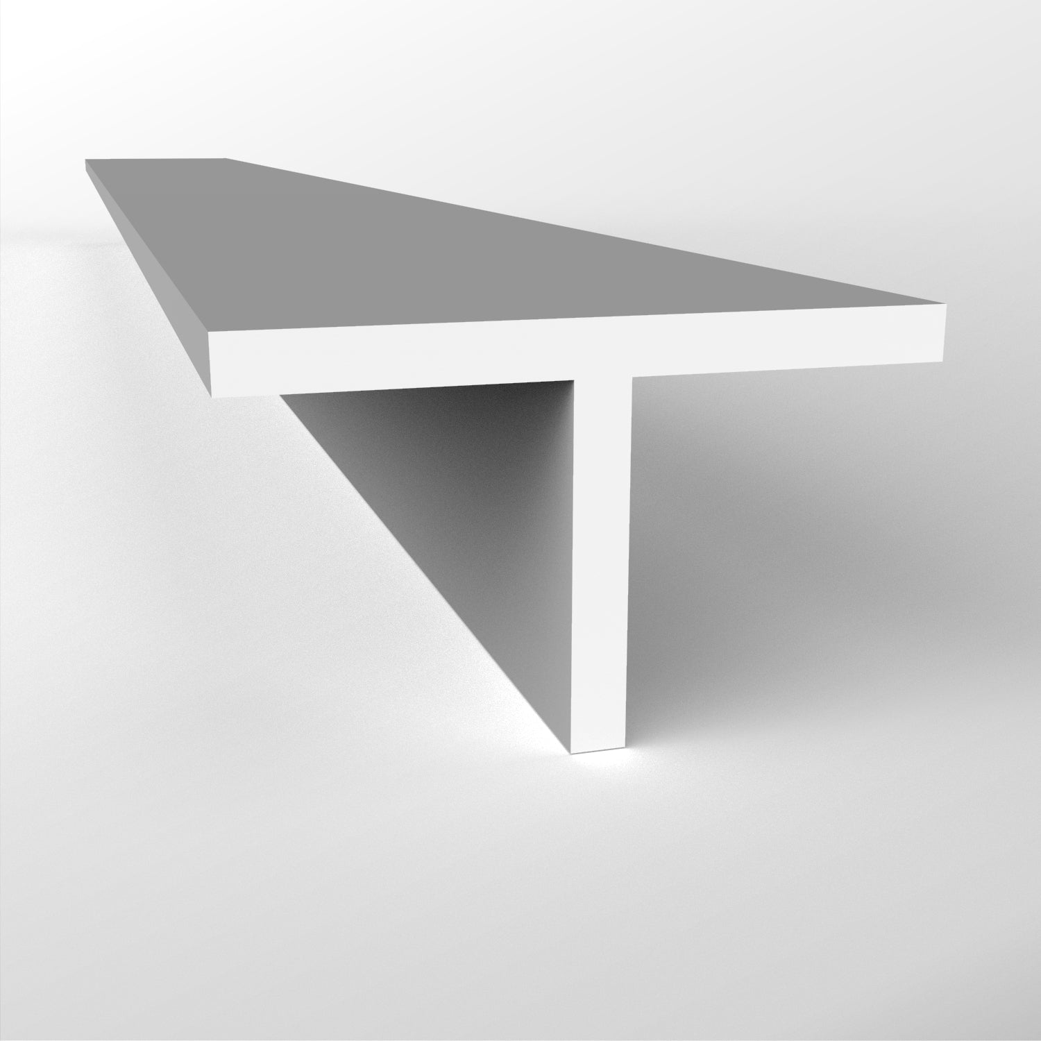 Plastic PVC T Section (75m pack - 25 x 3m) | Plastock