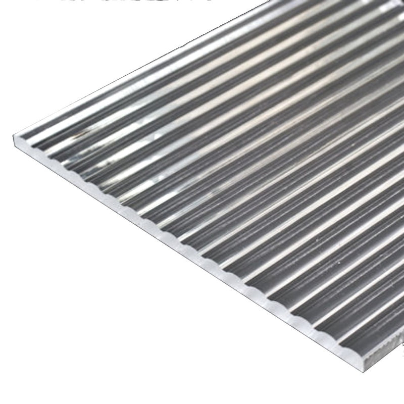 Acrylic Extruded Clear Reeded Sheet | Plastock