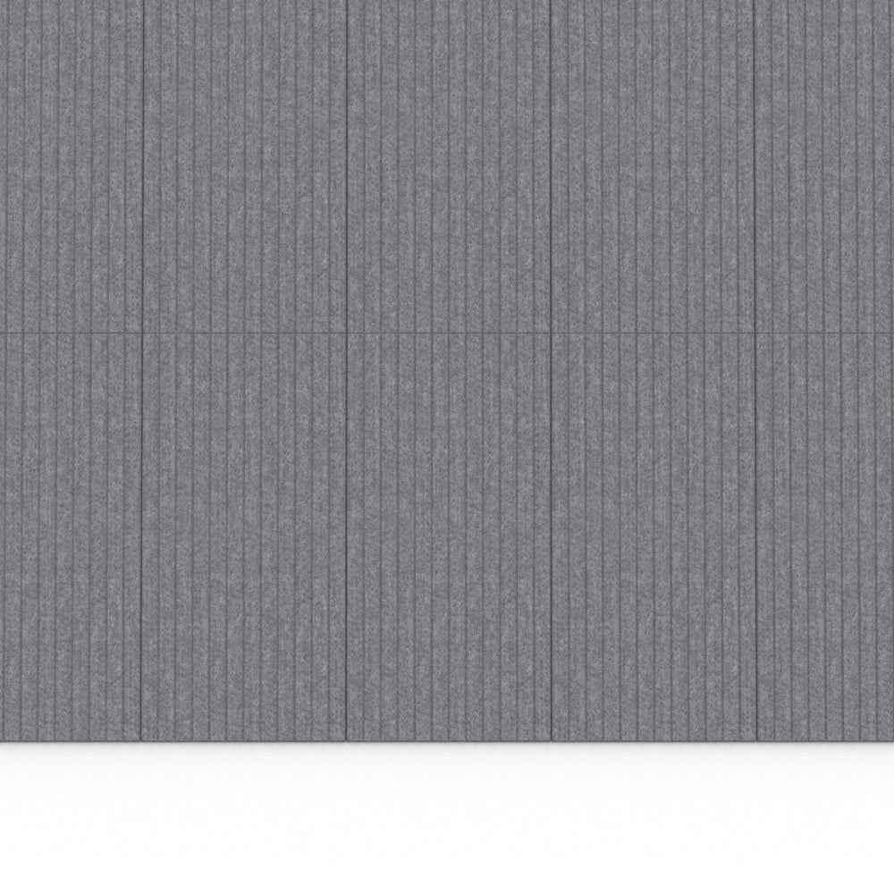 100% Recycled PET Felt ''Slats'' Acoustic Panel (Pack of 2) | Plastock