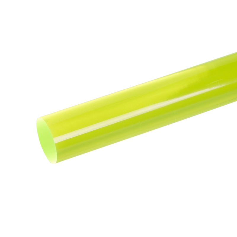 Acrylic Fluoro Green 5143 Rod | Plastock