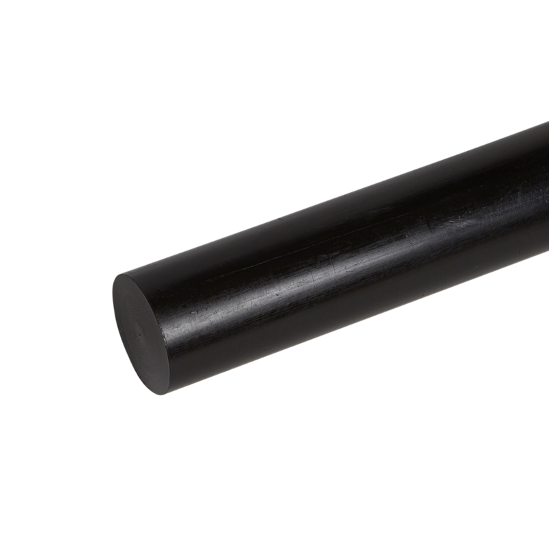 PE300 (HDPE) Extruded Black Rod | Plastock