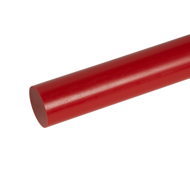 UPVC Extruded Red Rod | Plastock