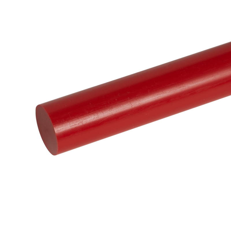 UPVC Extruded Red Rod | Plastock