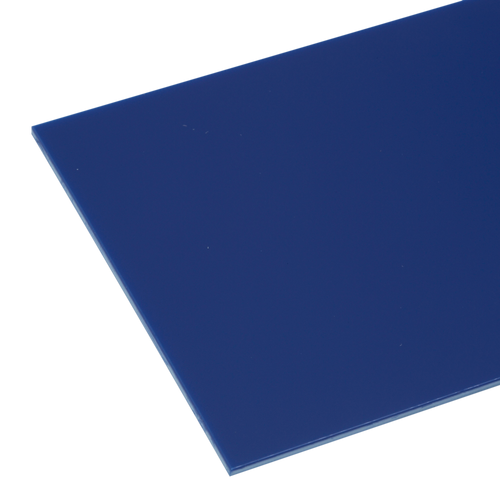 HIPS Gloss-Matt Blue Sheet | Plastock
