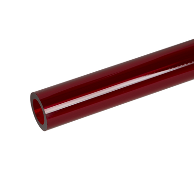 Acrylic Extruded Translucent Red 2423 Tube | Plastock